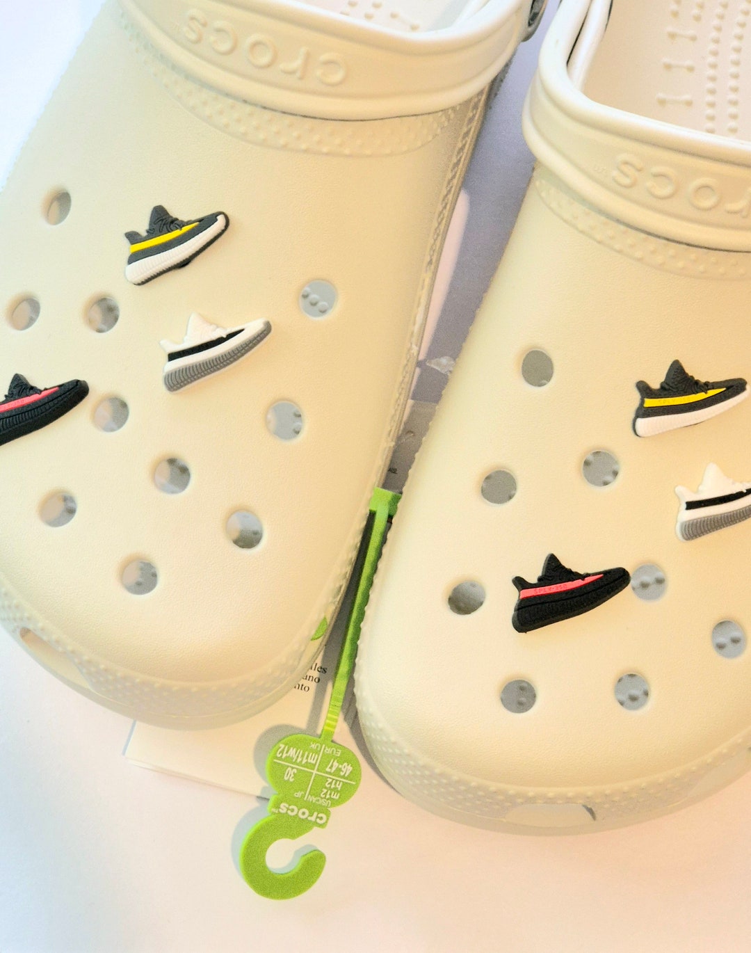 Fun Designer Sneaker Multi Pack of Croc Charm Shoe Jibbitz Pack of 6 - Etsy