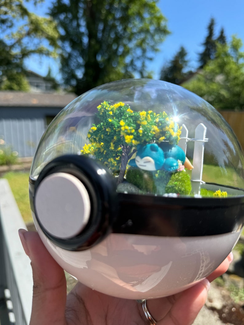 Snorlax Pokémon Terrarium Pokeball Environment/terrarium/ Large - Etsy