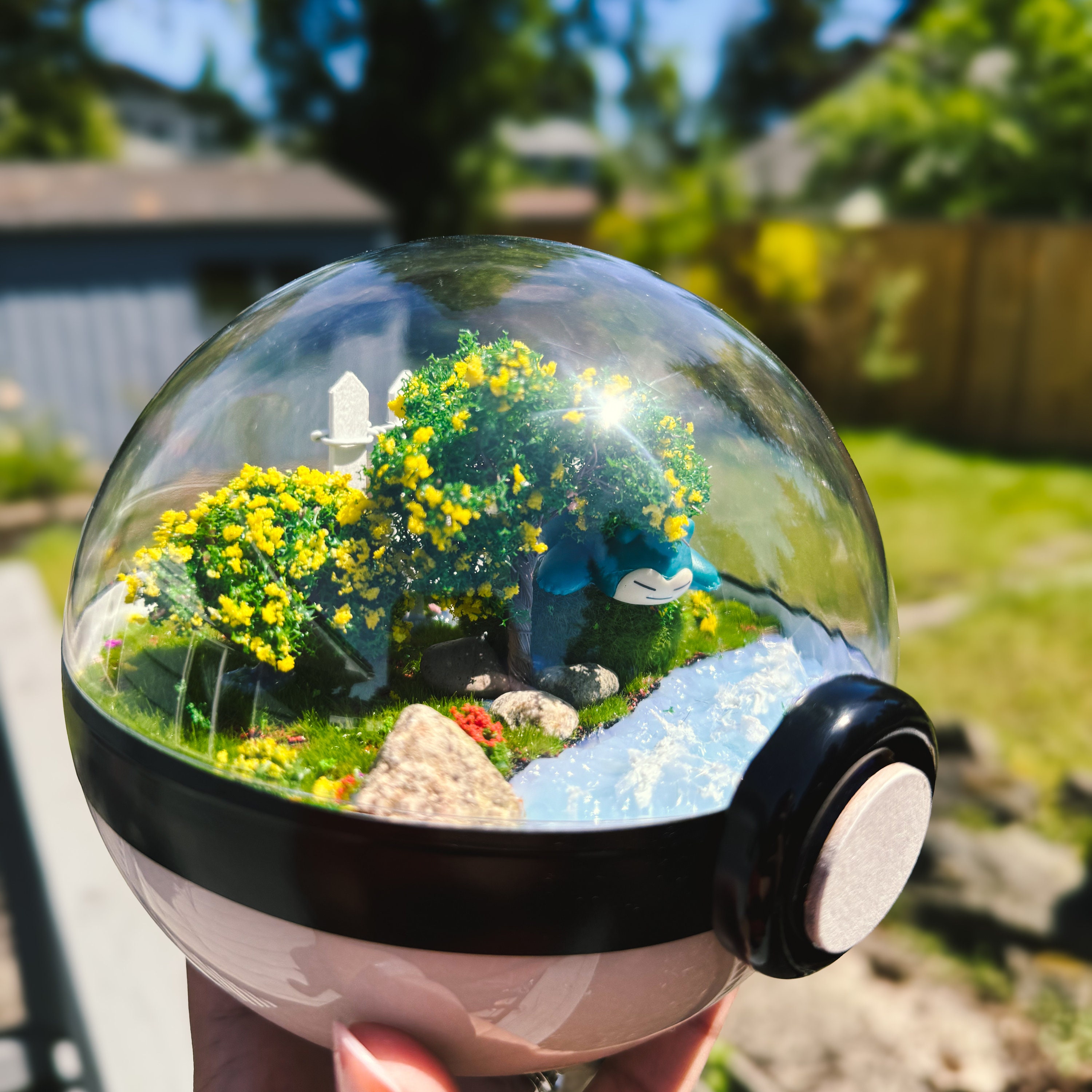 Snorlax Pokémon Terrarium Pokeball Environment/terrarium/ Large - Etsy