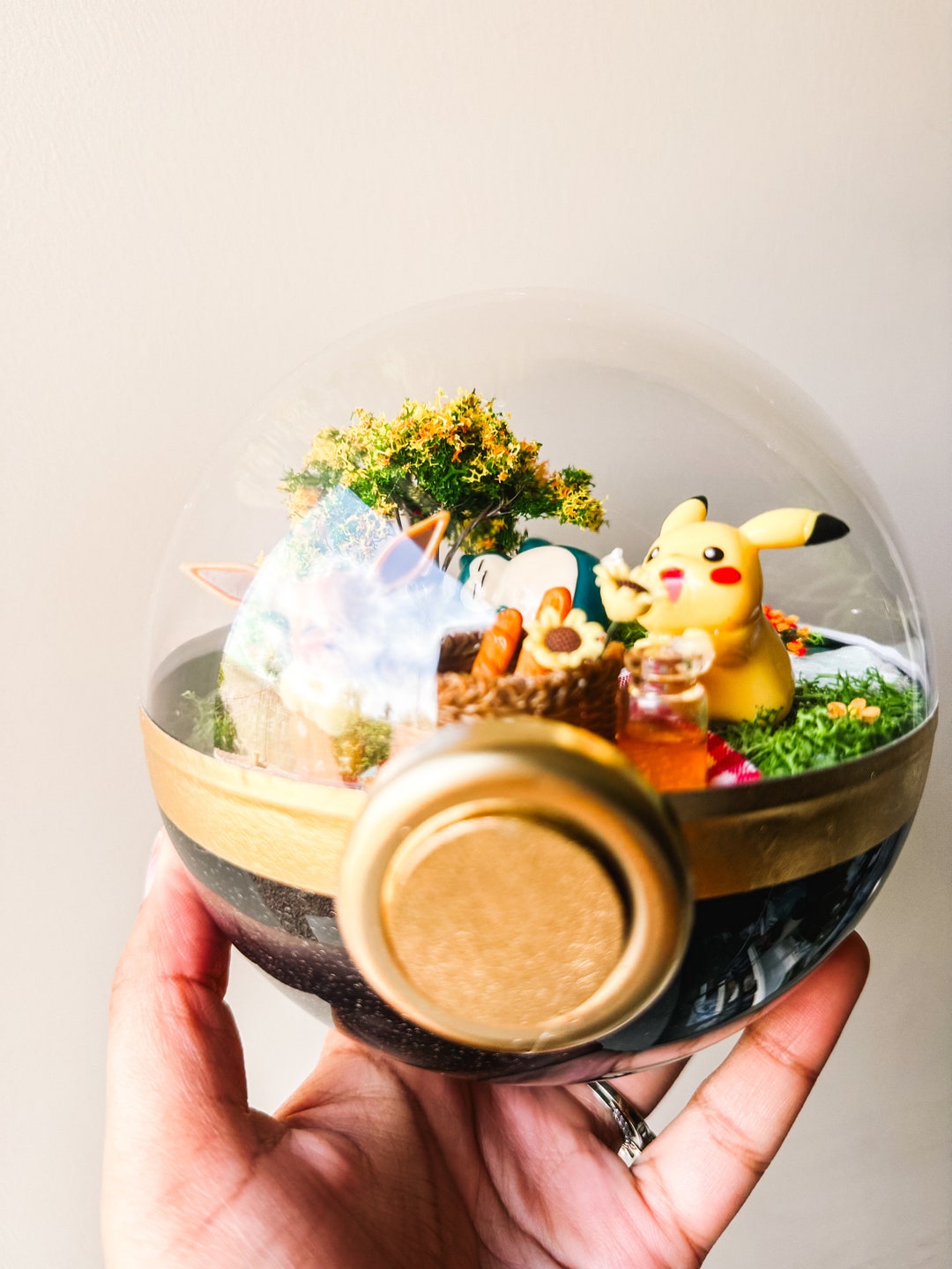 Picnic W/ Friends Pokémon Terrarium Pokeball Environment/terrarium ...