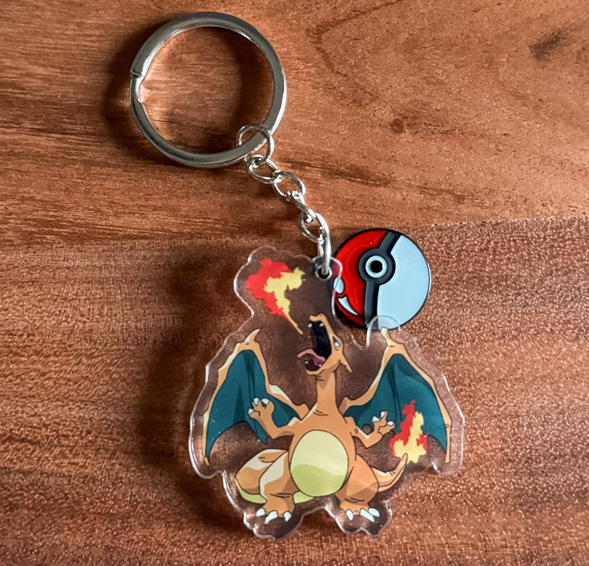 Acrylic Keychain Pokémon Charmander/chikorita/pikachu and More - Etsy