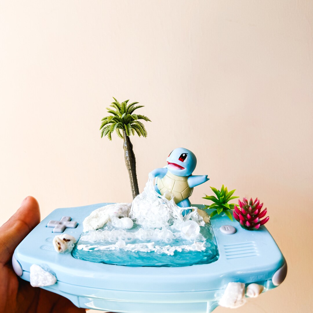 SQUIRTLE Gameboy Terrarium Diorama - Etsy