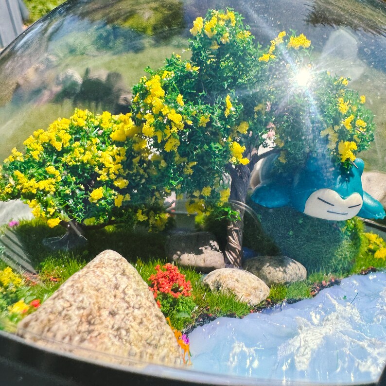 Snorlax Pokémon Terrarium Pokeball Environment/terrarium/ Large - Etsy