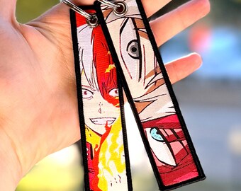 Anime Keychain Embroidered Jet Tag - Etsy