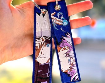Anime Keychain Embroidered Jet Tag - Etsy