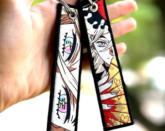 Anime Keychain Embroidered Jet Tag - Etsy
