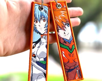 Anime Keychain Embroidered Jet Tag - Etsy