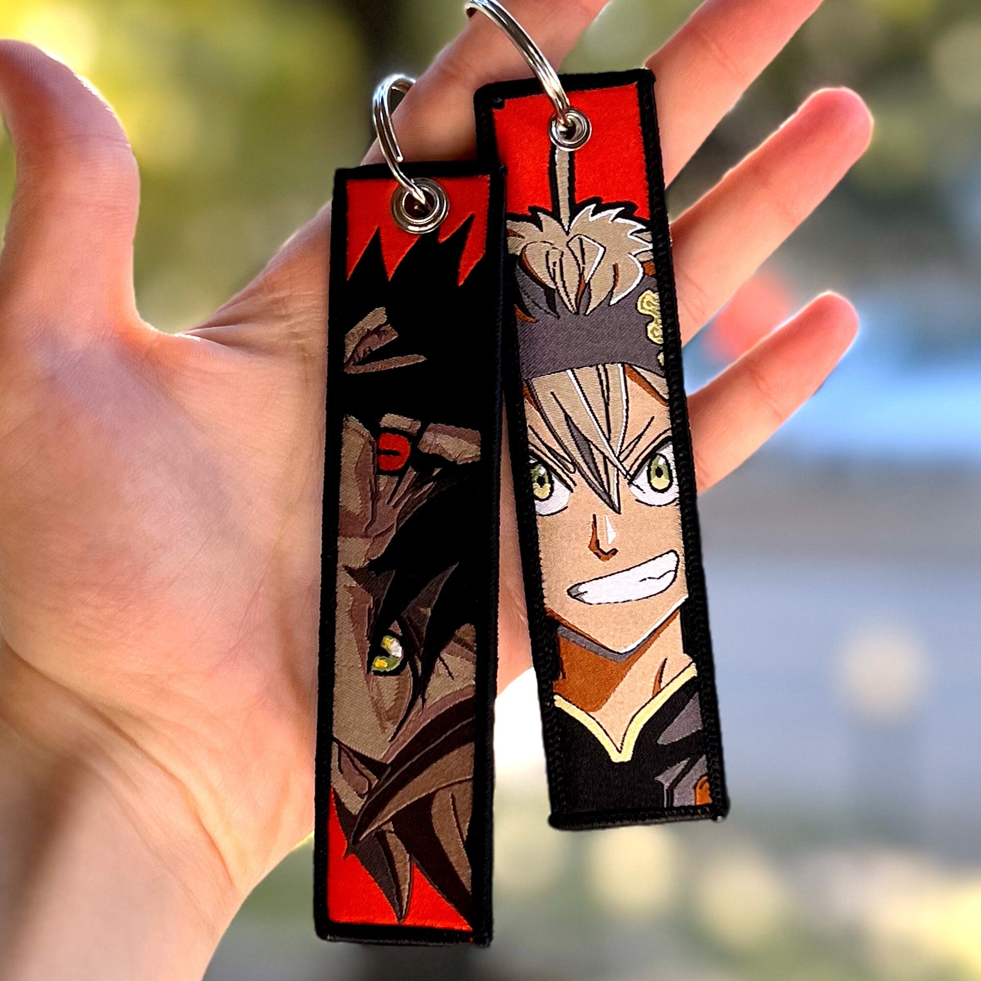 Anime Keychain Embroidered Jet Tag - Etsy