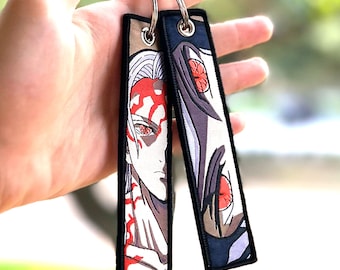 Anime Keychain Embroidered Jet Tag - Etsy