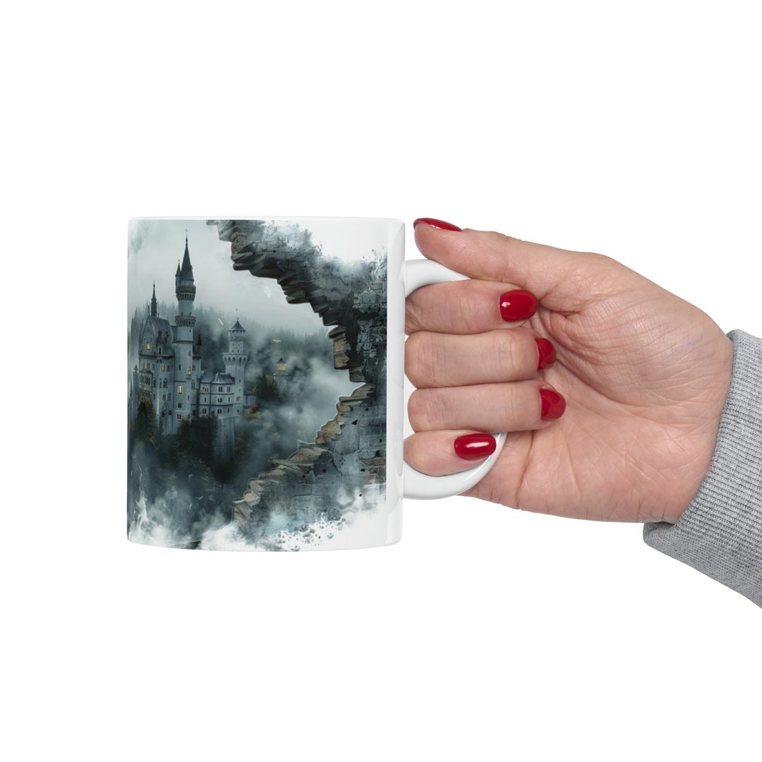 3D Fantasy Castle Mug Fantasy Fans, Fantasy Mug, Medieval, Castle ...