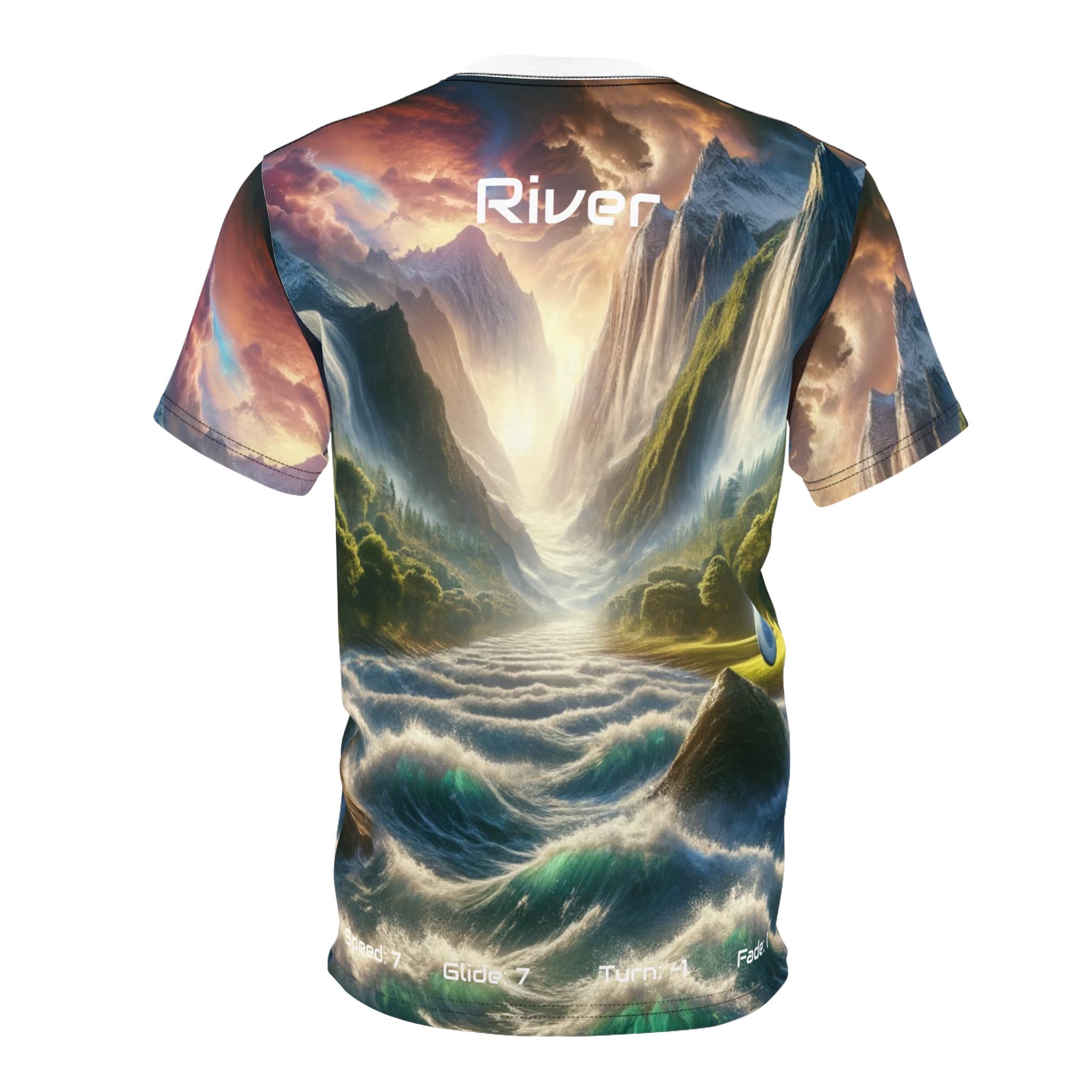 River Disc Golf Jersey, Disc Golf Dad T-shirt for Him, Disc Golf Gift ...
