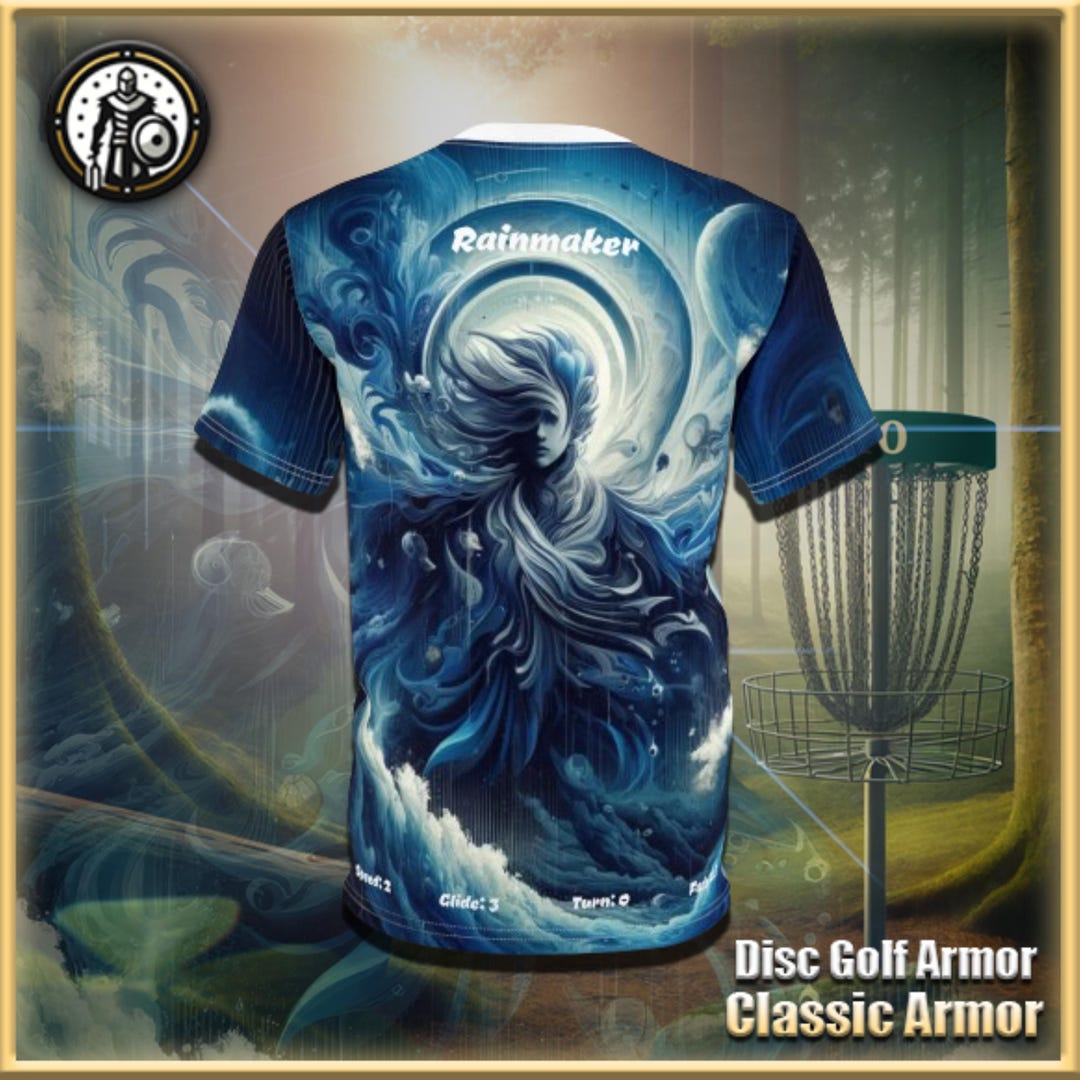 Rainmaker Disc Golf Jersey, Disc Golf Dad T-shirt for Him, Disc Golf ...
