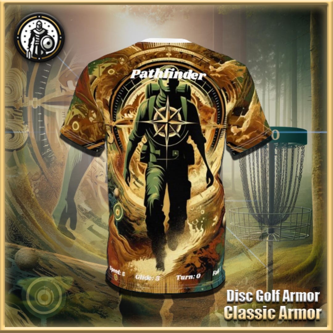 Pathfinder Disc Golf Jersey, Disc Golf Dad T-shirt, Disc Golf Gift ...