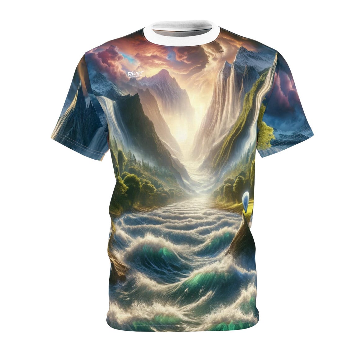 River Disc Golf Jersey, Disc Golf Dad T-shirt for Him, Disc Golf Gift ...