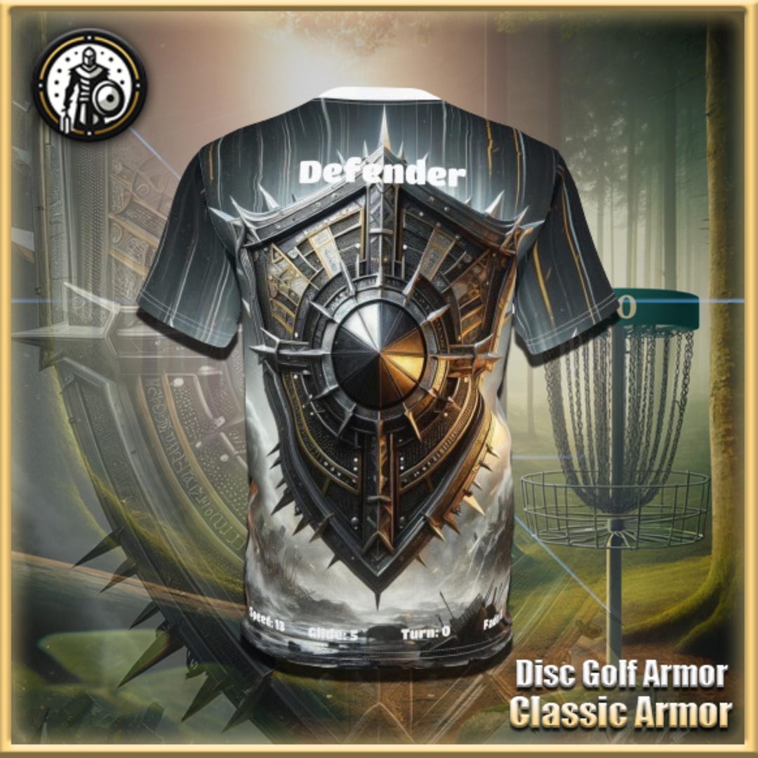 Defender Disc Golf Jersey, Disc Golf Dad T-shirt for Him, Disc Golf ...