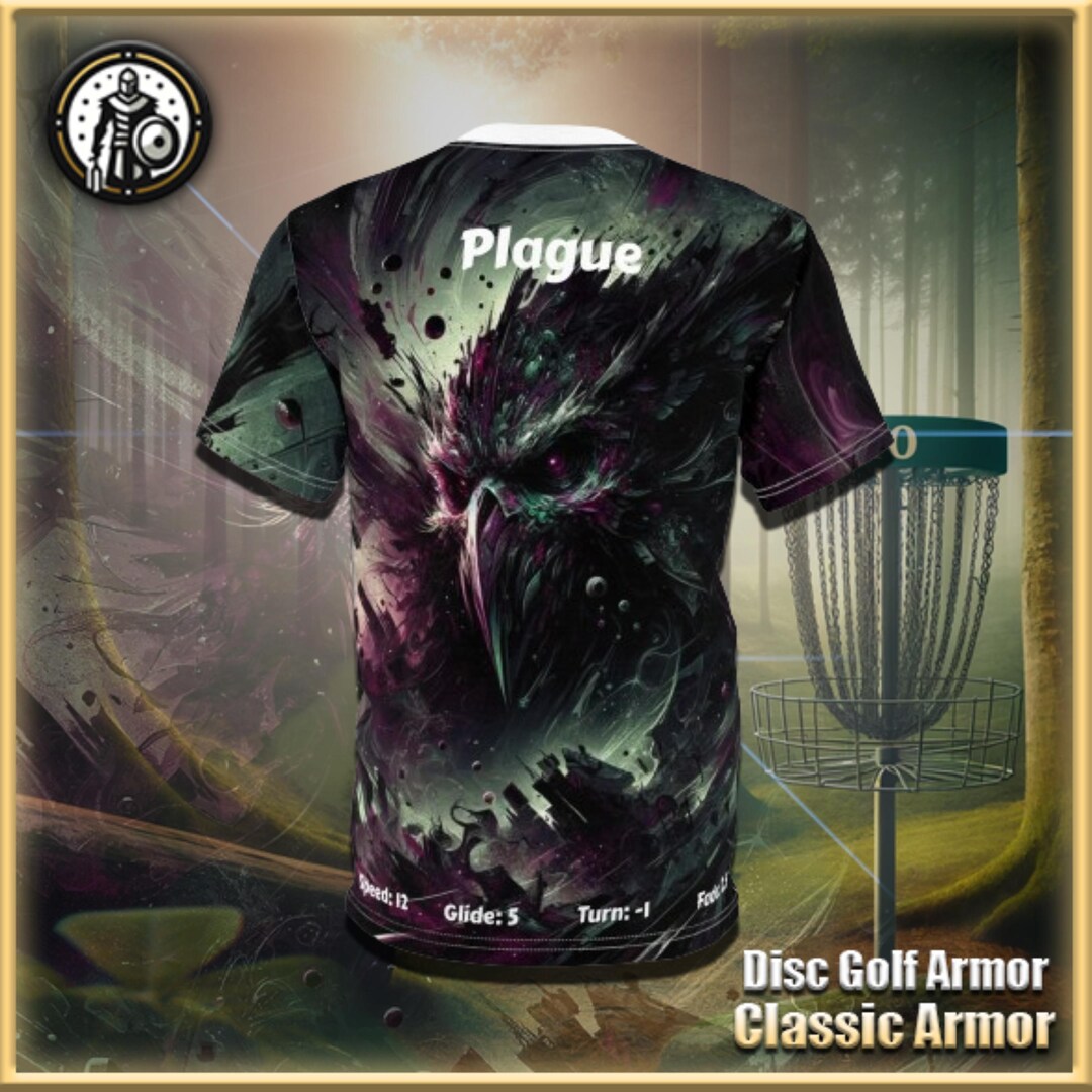 Plague Disc Golf Jersey, Disc Golf Dad T-shirt for Him, Disc Golf Gift ...