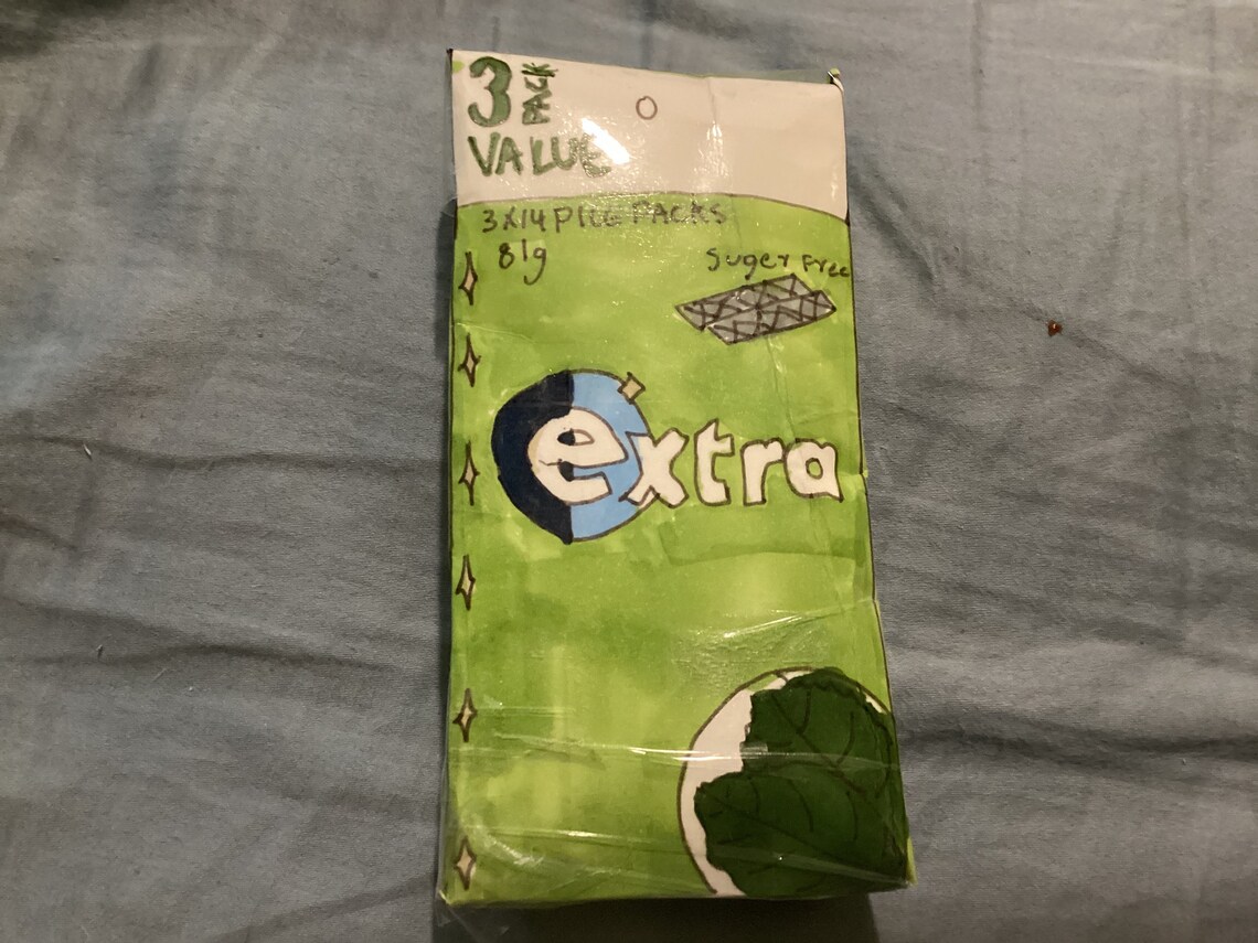 Extra Gum Paper Squishy - Etsy