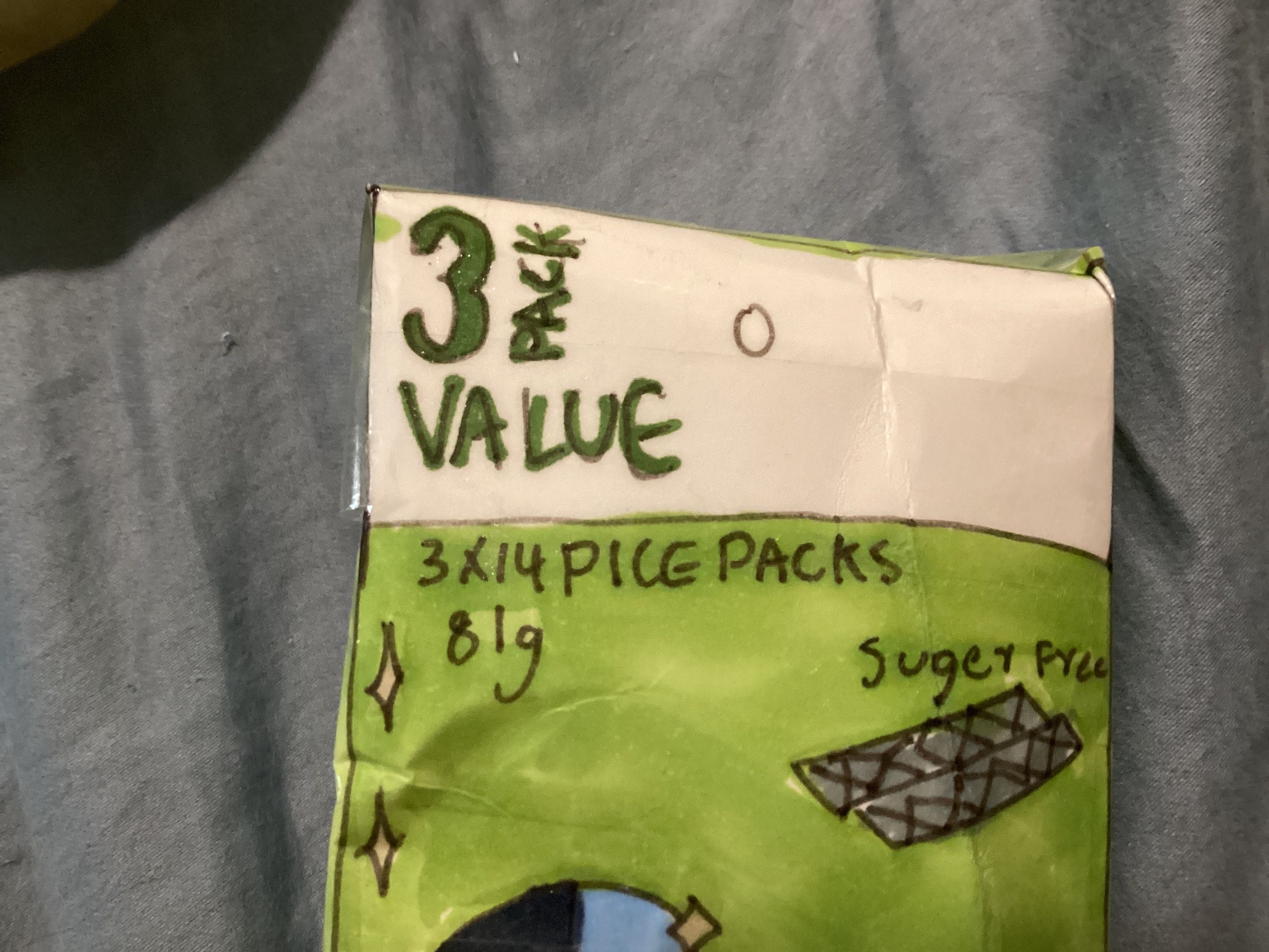 Extra Gum Paper Squishy - Etsy