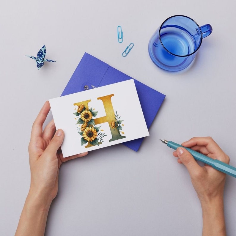 Sunflower Letters and Number PNG Bundle, Sunflower Alphabet PNG Clipart ...