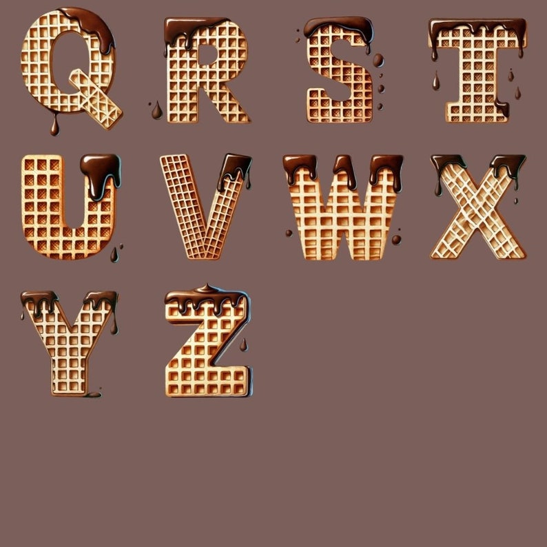 Ice Cream Letter and Number PNG Bundle, Ice Cream Alphabet PNG Clipart ...