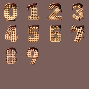 Ice Cream Letter and Number PNG Bundle, Ice Cream Alphabet PNG Clipart ...
