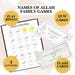 99 Names of Allah Learning Bundle: Bingo, Quiz, Flashcards (digital ...