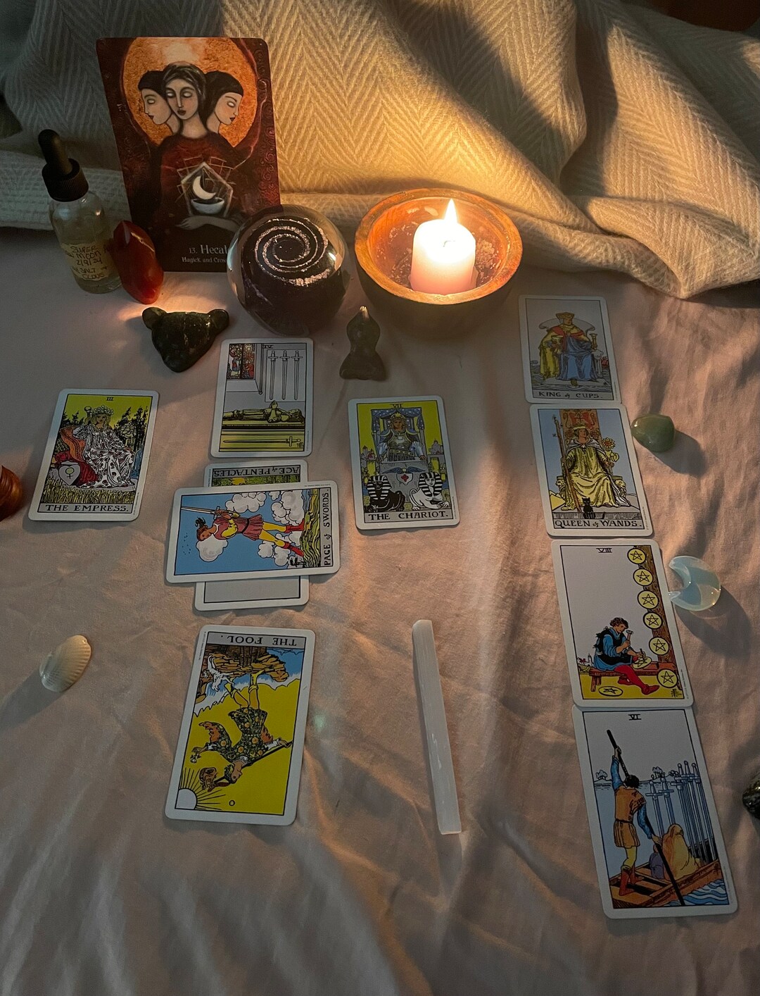10 Card Tarot/oracle Card, Traditional Celtic Cross Reading by Appalachian Granny Witch ...