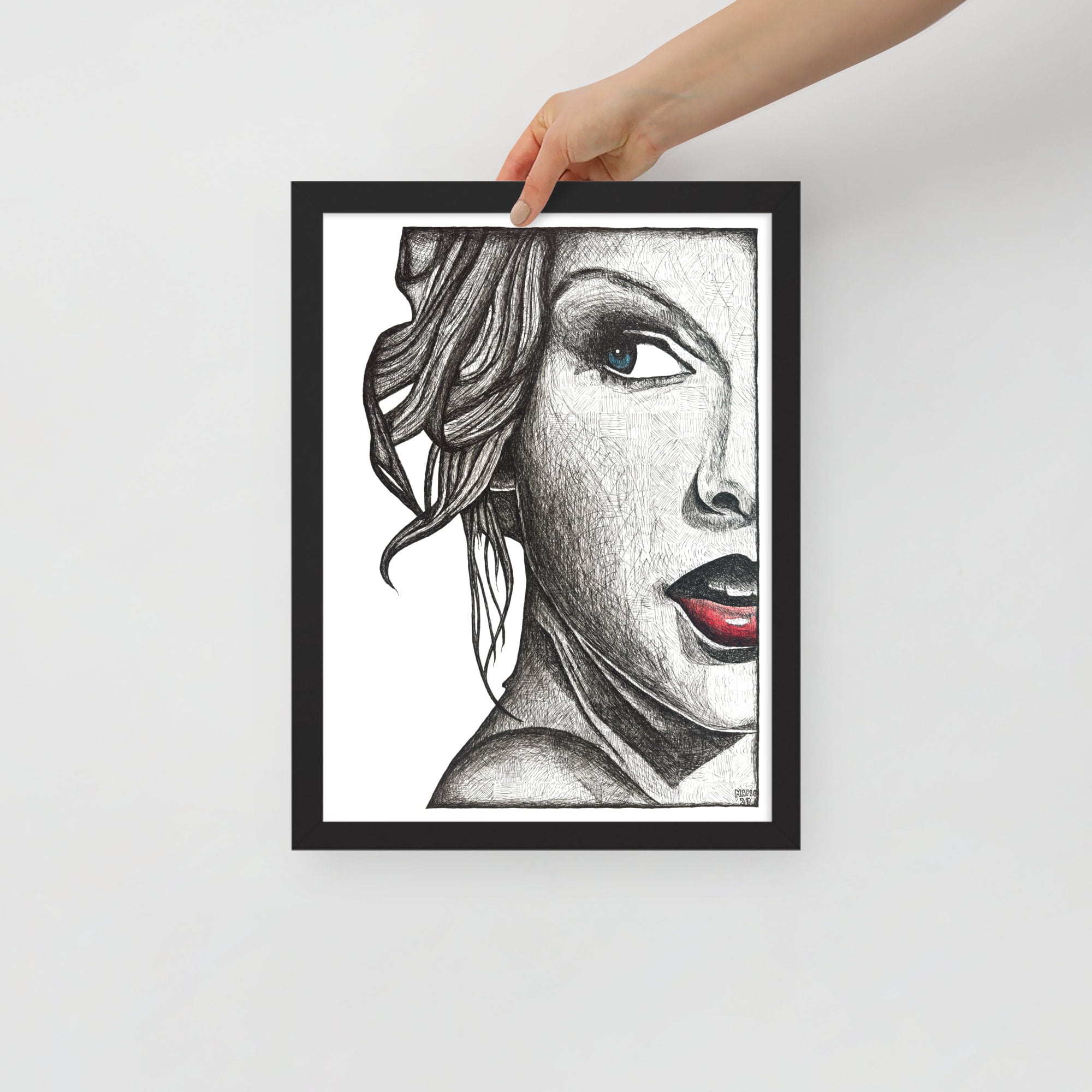 Taylor Swift Portrait Taylor Swift Frame Wall Art Taylor - Etsy