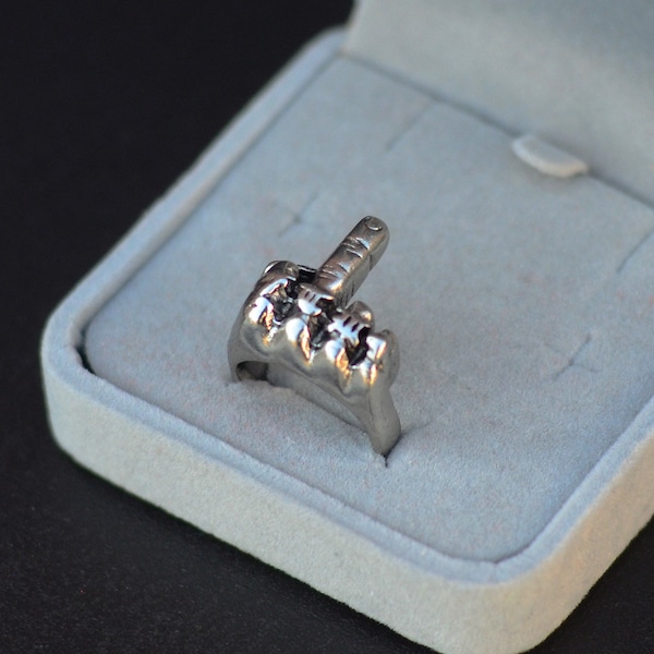 Middle Finger Rings for Women - Etsy