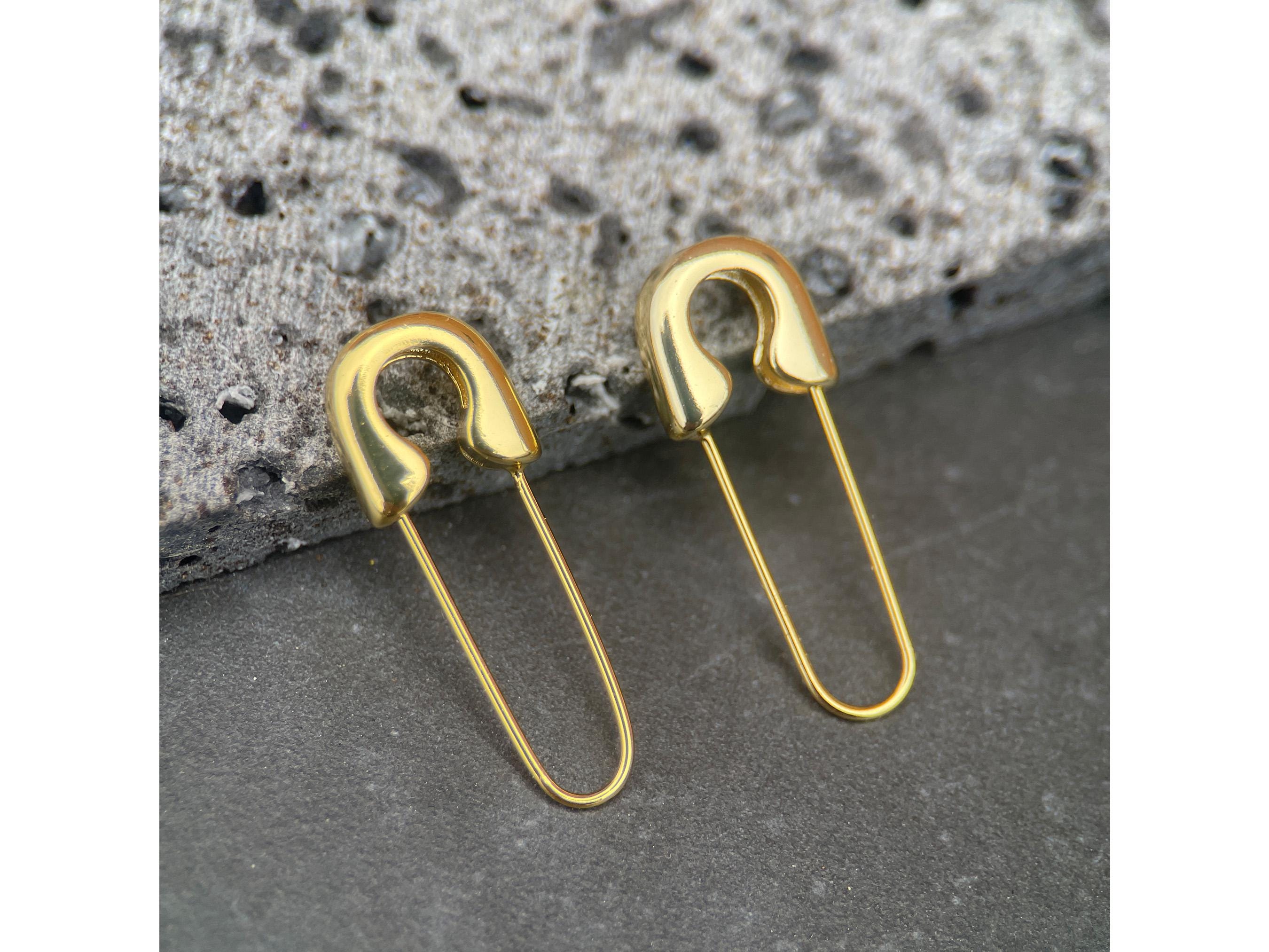 Etsy safety pin earrings store