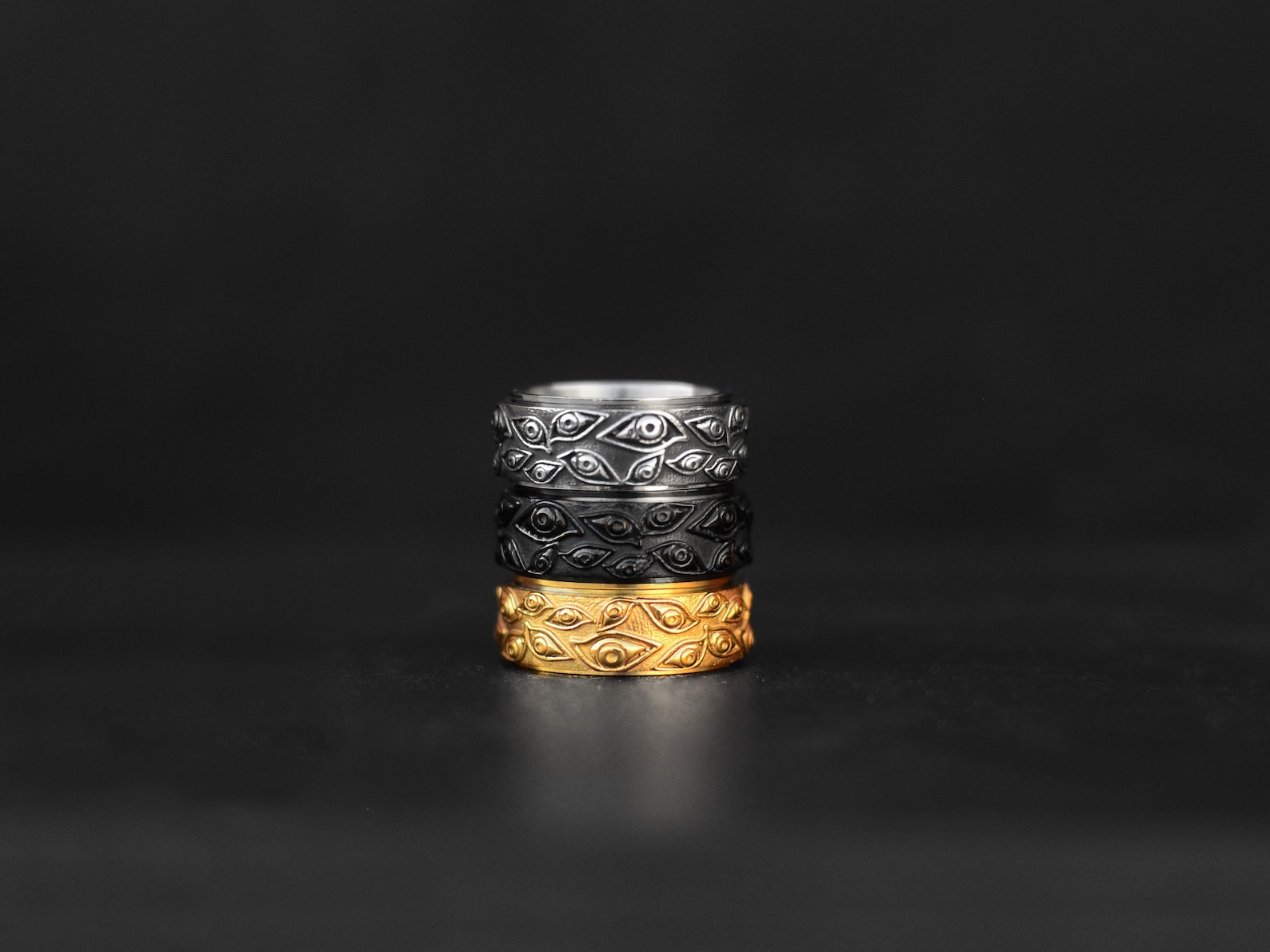 Ward off Stress With Our Evil Eye Spinner Ring - Anti-anxiety Gift for ...