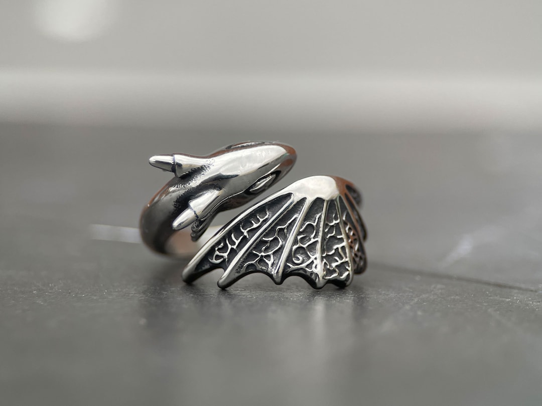 Adjustable Stainless Steel Dragon Ring, Versatile for Both Men and ...