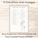 New Mum Check List Bundle. 11 Checklists to Prepare for Baby and Beyond ...