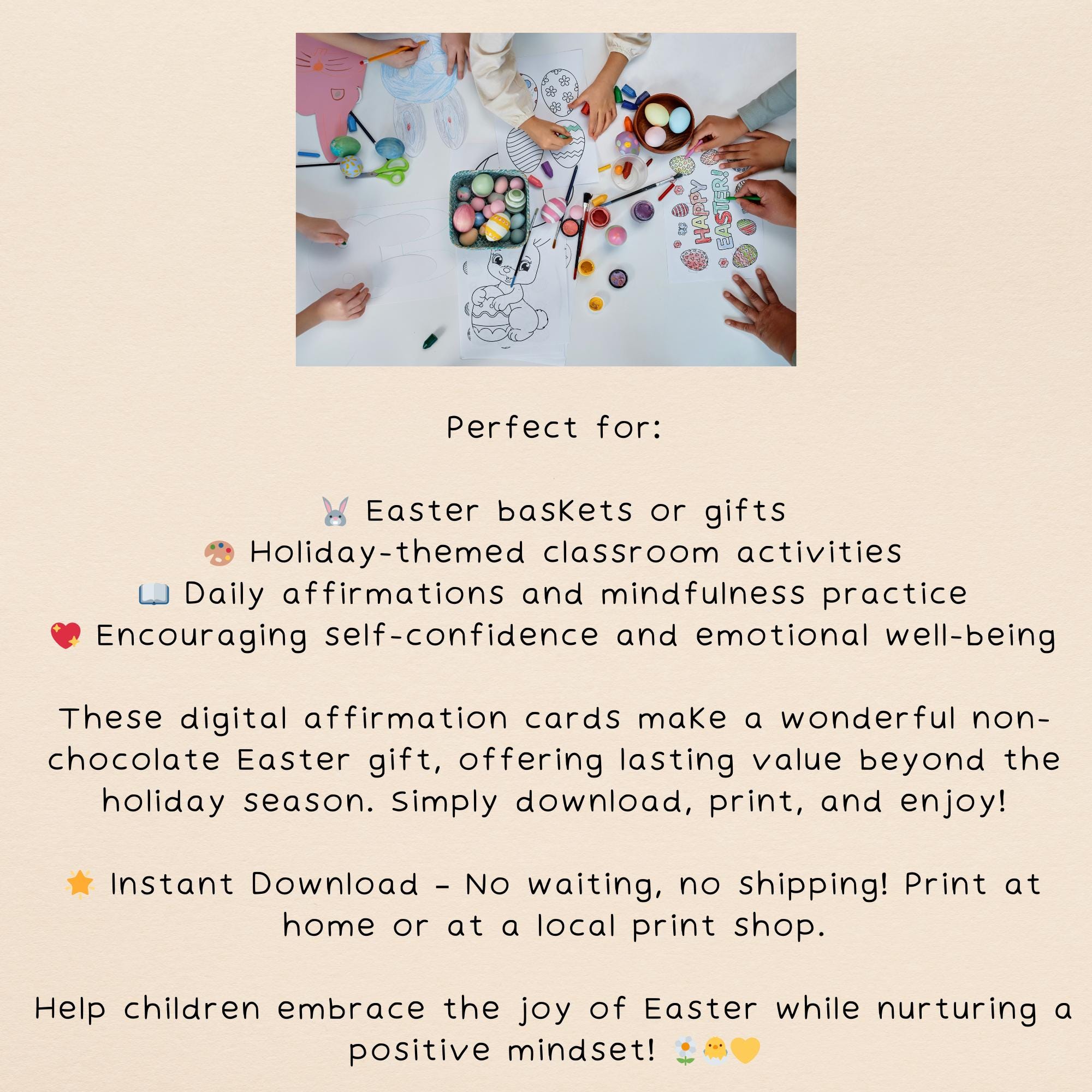 Easter-themed Affirmations for Children! Spread Joy, Confidence ...