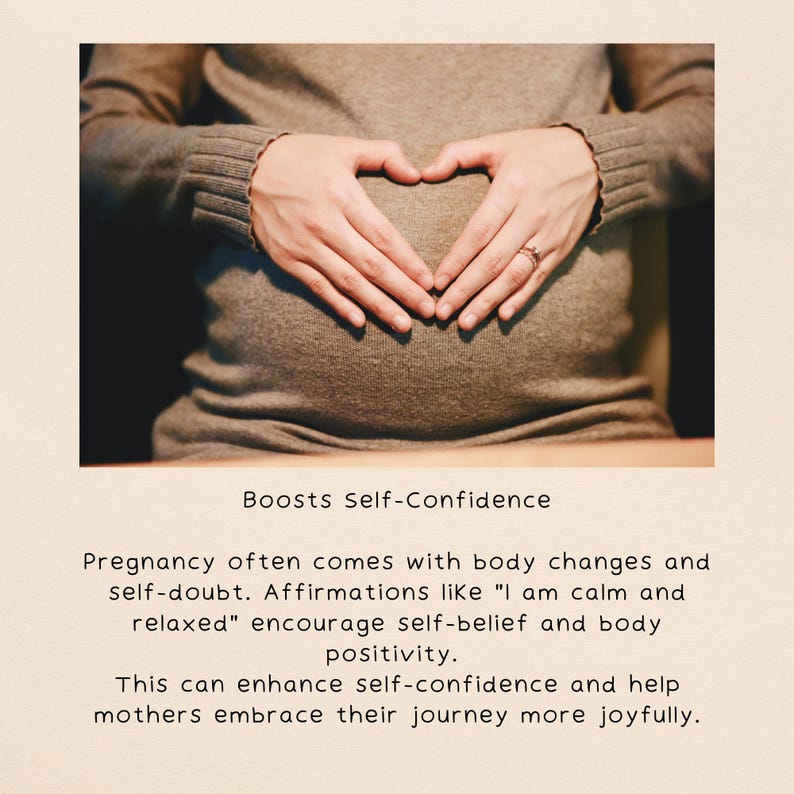40 Pregnancy Affirmation Cards. Pregnancy Wellness. Positive Birth ...
