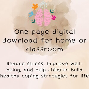 Self Care Poster for Young Children - Etsy