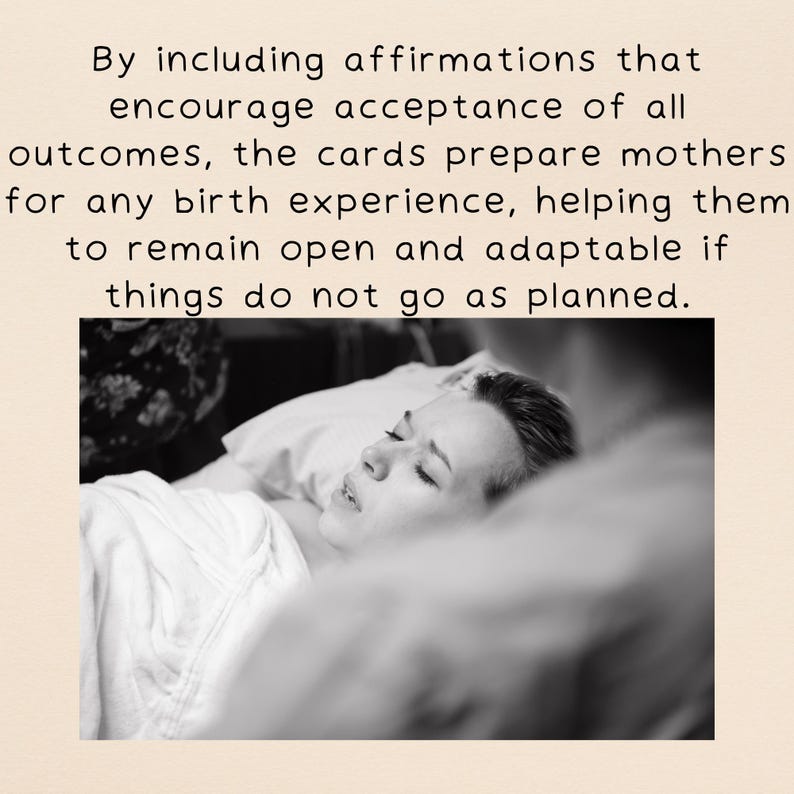 40 Empowering Birth Affirmation Cards: Calm & Confidence - Etsy