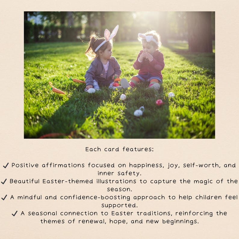 Easter-themed Affirmations for Children! Spread Joy, Confidence ...