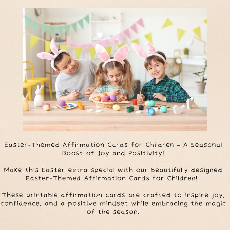 Easter-themed Affirmations for Children! Spread Joy, Confidence ...
