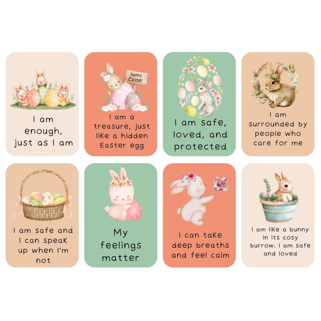 Easter-themed Affirmations for Children! Spread Joy, Confidence ...