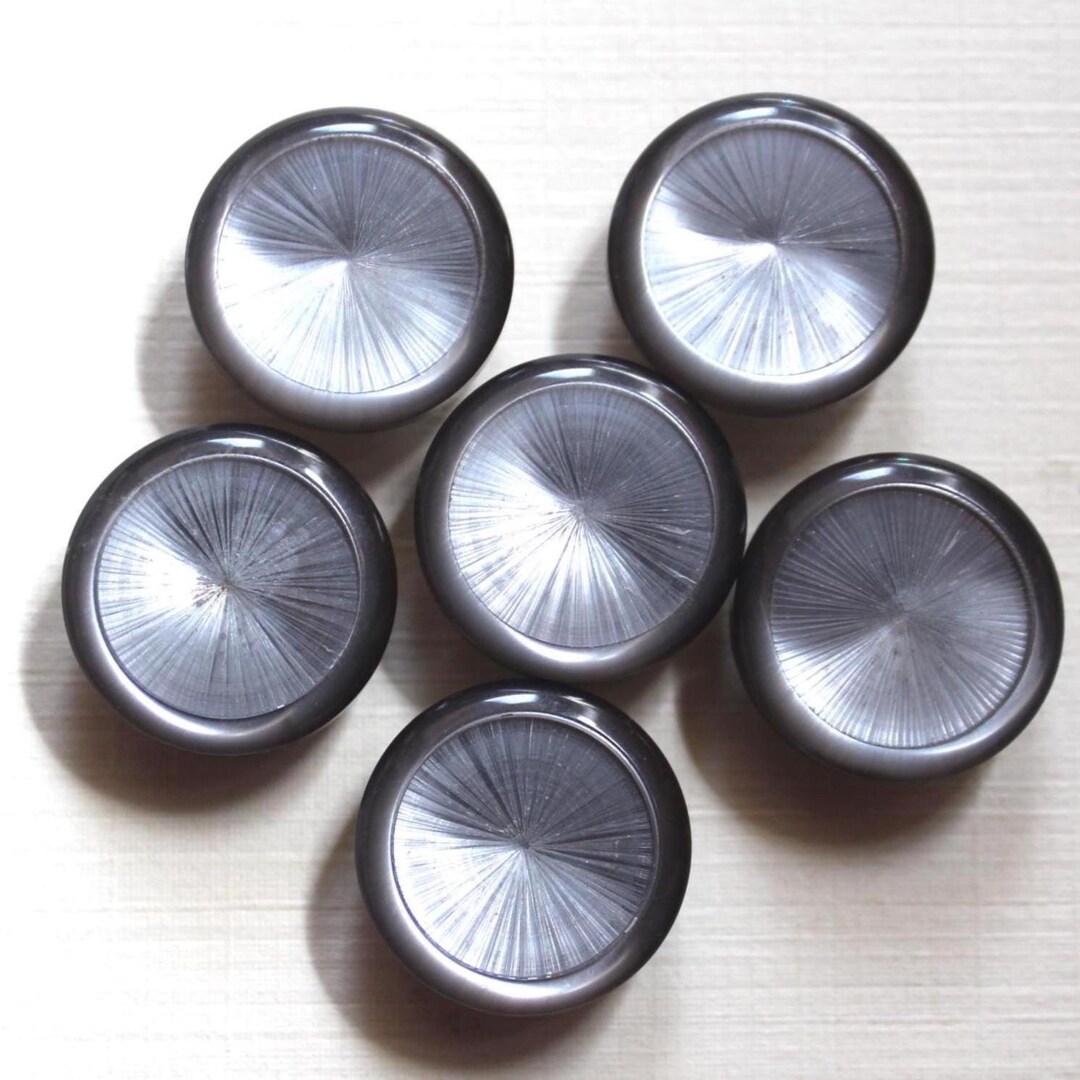 Vintage Gray Buttons - Etsy
