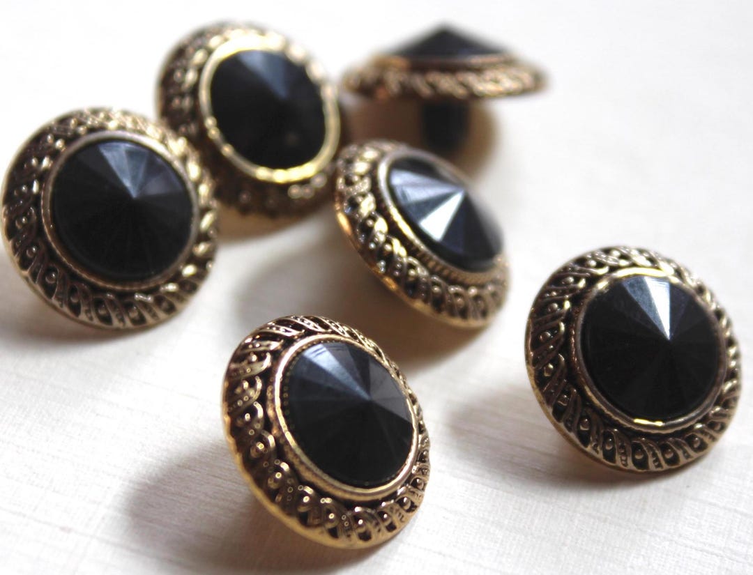Antique Gold Buttons - Etsy