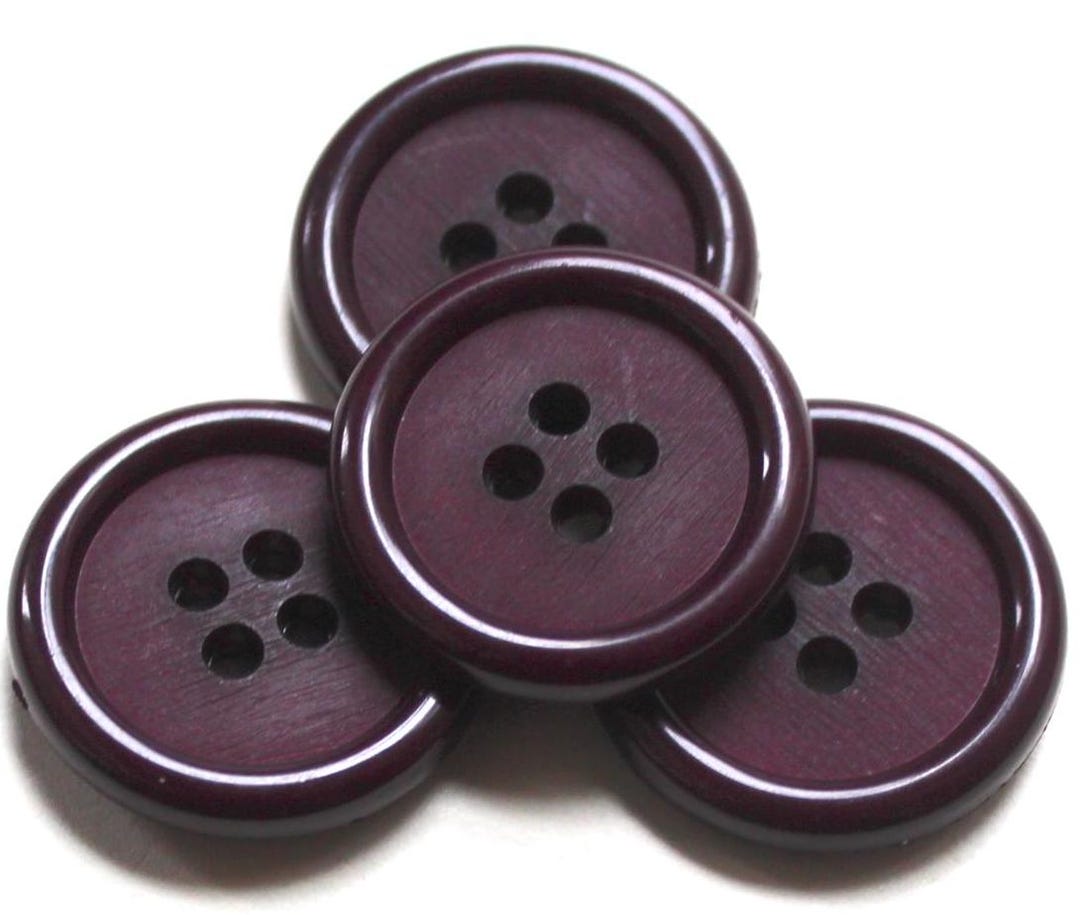Vintage Dark Red Wine Buttons - Etsy