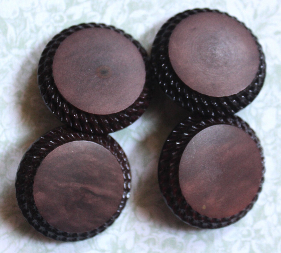 Vintage Brown Shank Buttons - Etsy