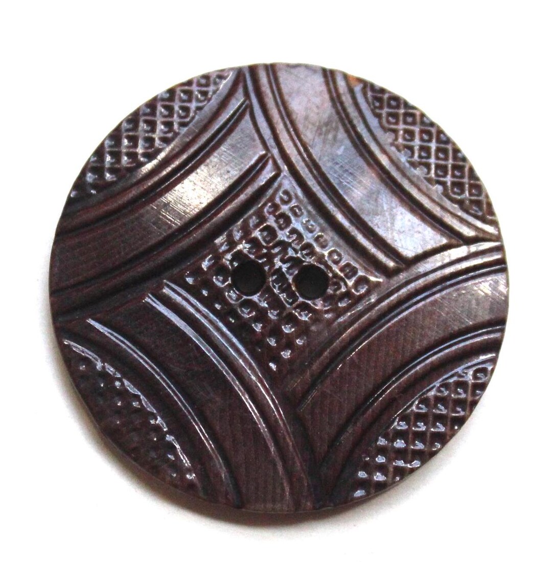 Large Celluloid Wafer Button - Etsy