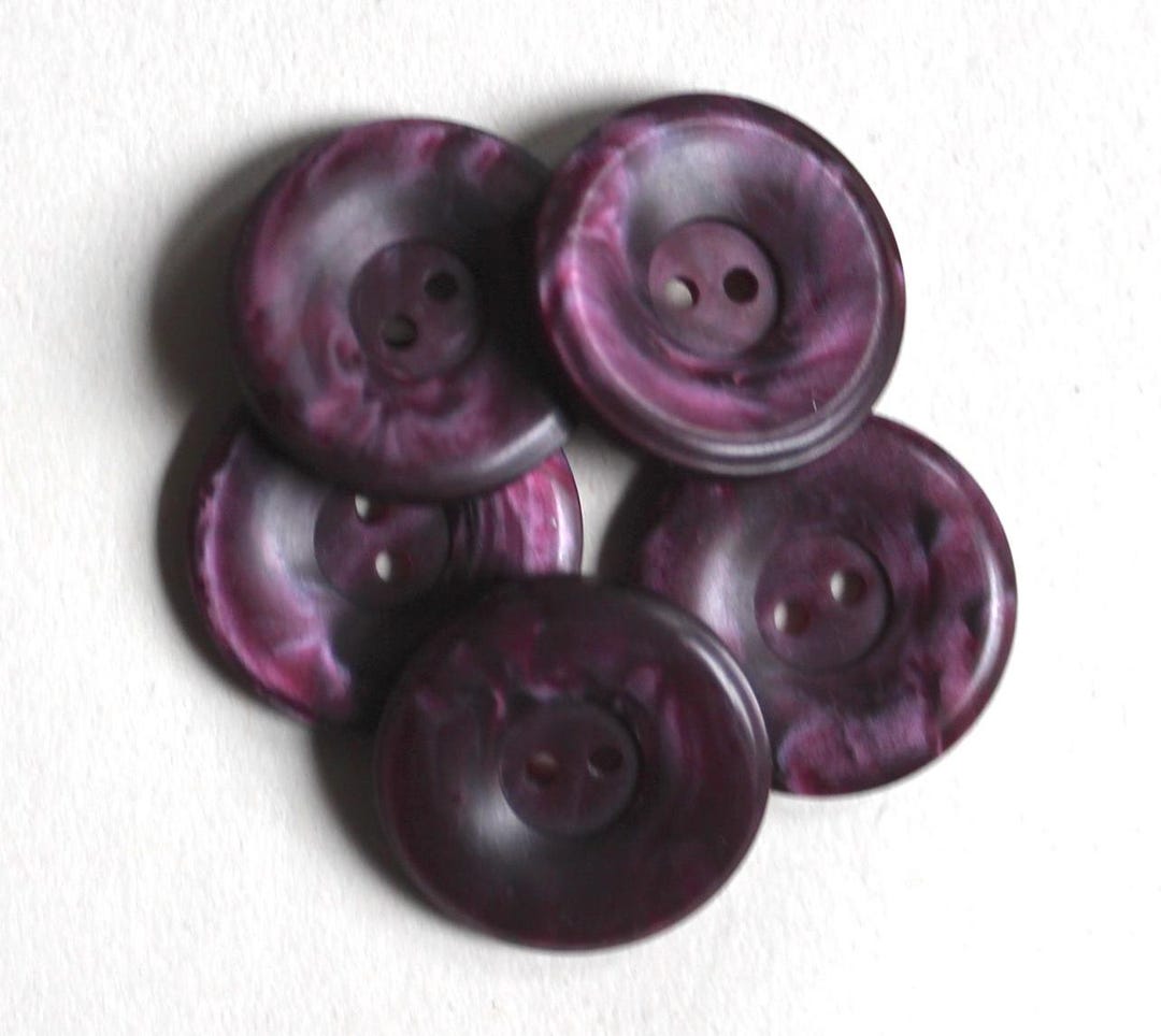 Purple Pearlized Buttons - Etsy
