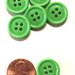 Green 4 Hole Buttons - Etsy