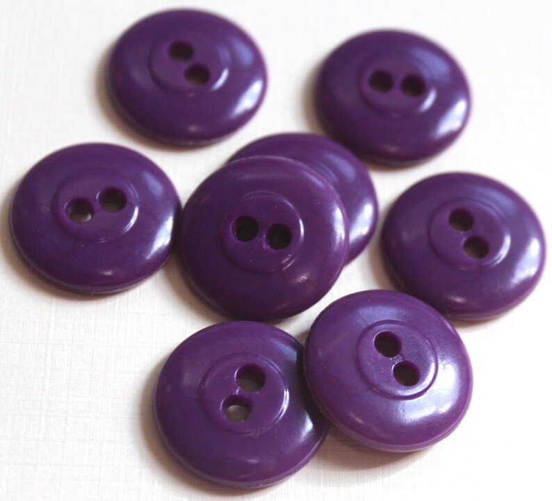 Dark Purple Rimmed Buttons - Etsy