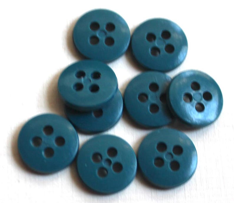 Dark Turquoise Buttons - Etsy