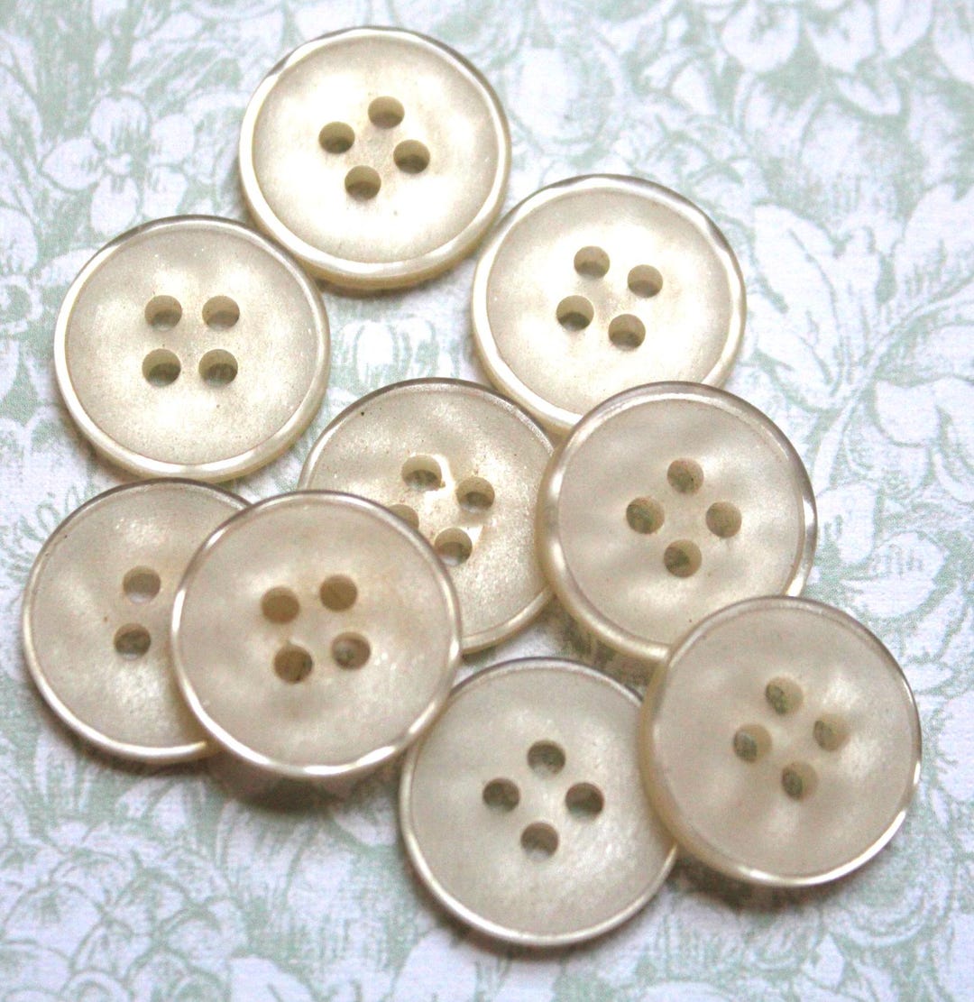 Translucent Beige Buttons - Etsy